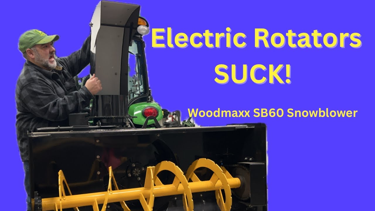 The Woodmaxx Snowblower Electric Chute Rotator is a TERRIBLE IDEA - YouTube