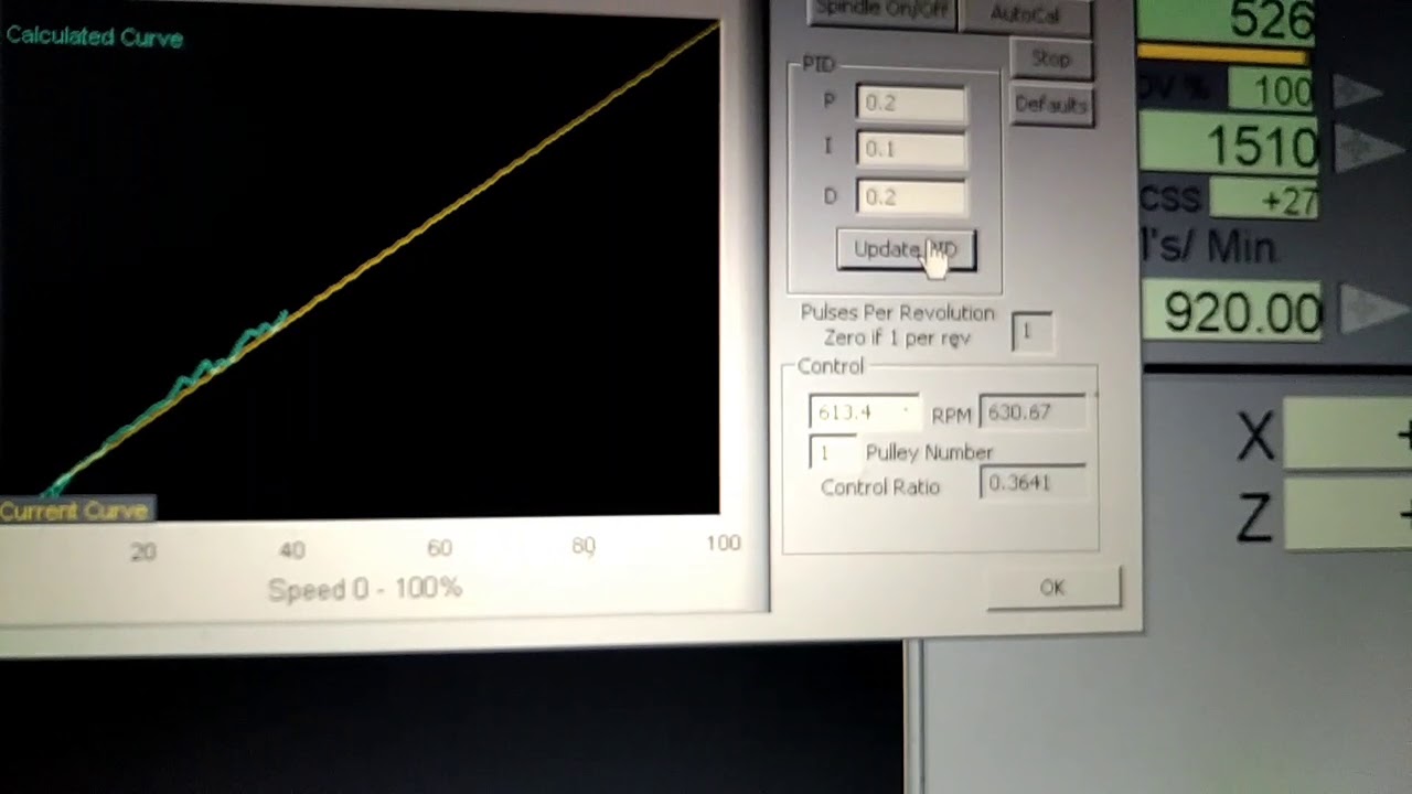 Mach3 indexing unstable RPM reading - YouTube