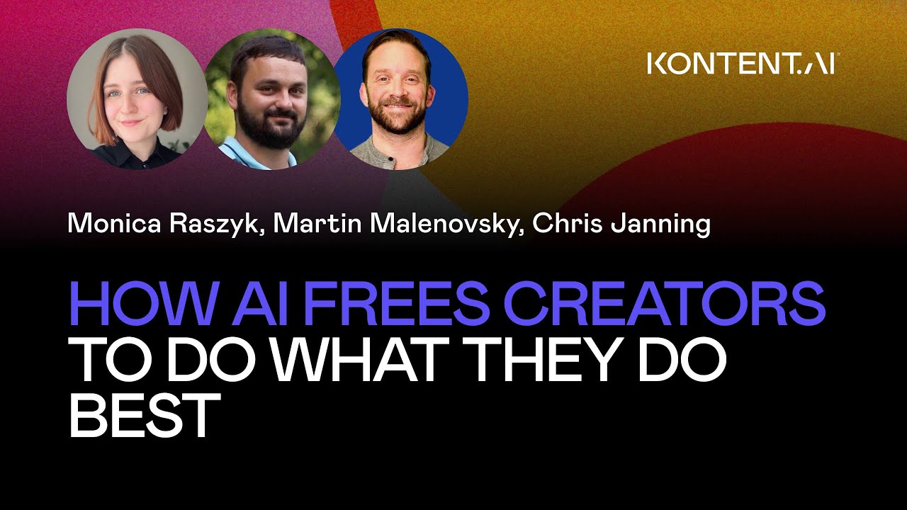 How AI frees up creators so they can create - YouTube