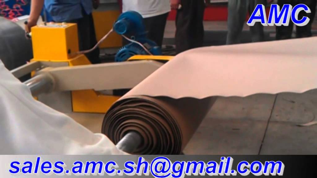 2 ply single facer with rewinder - YouTube