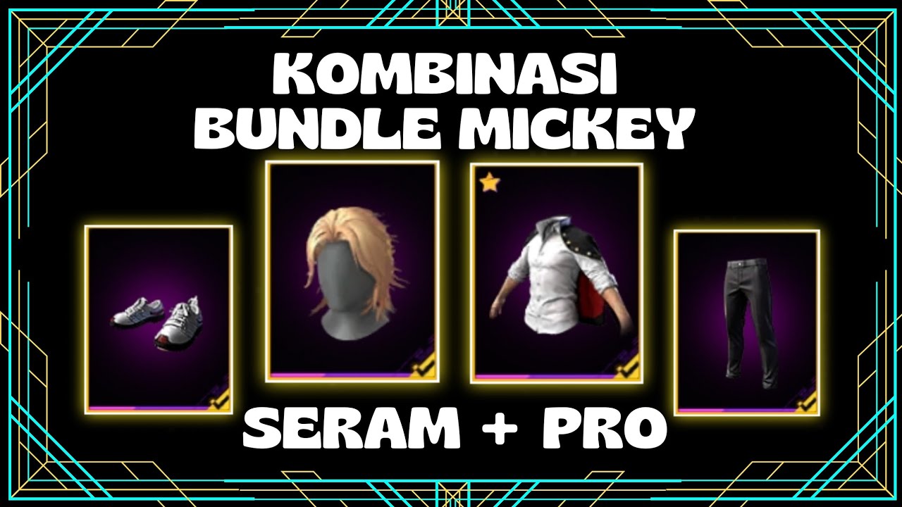 REKOMENDASI SET GRATISAN FF BUNDLE MICKEY/JAGOAN GYC MENJADI SERAM DAN ...