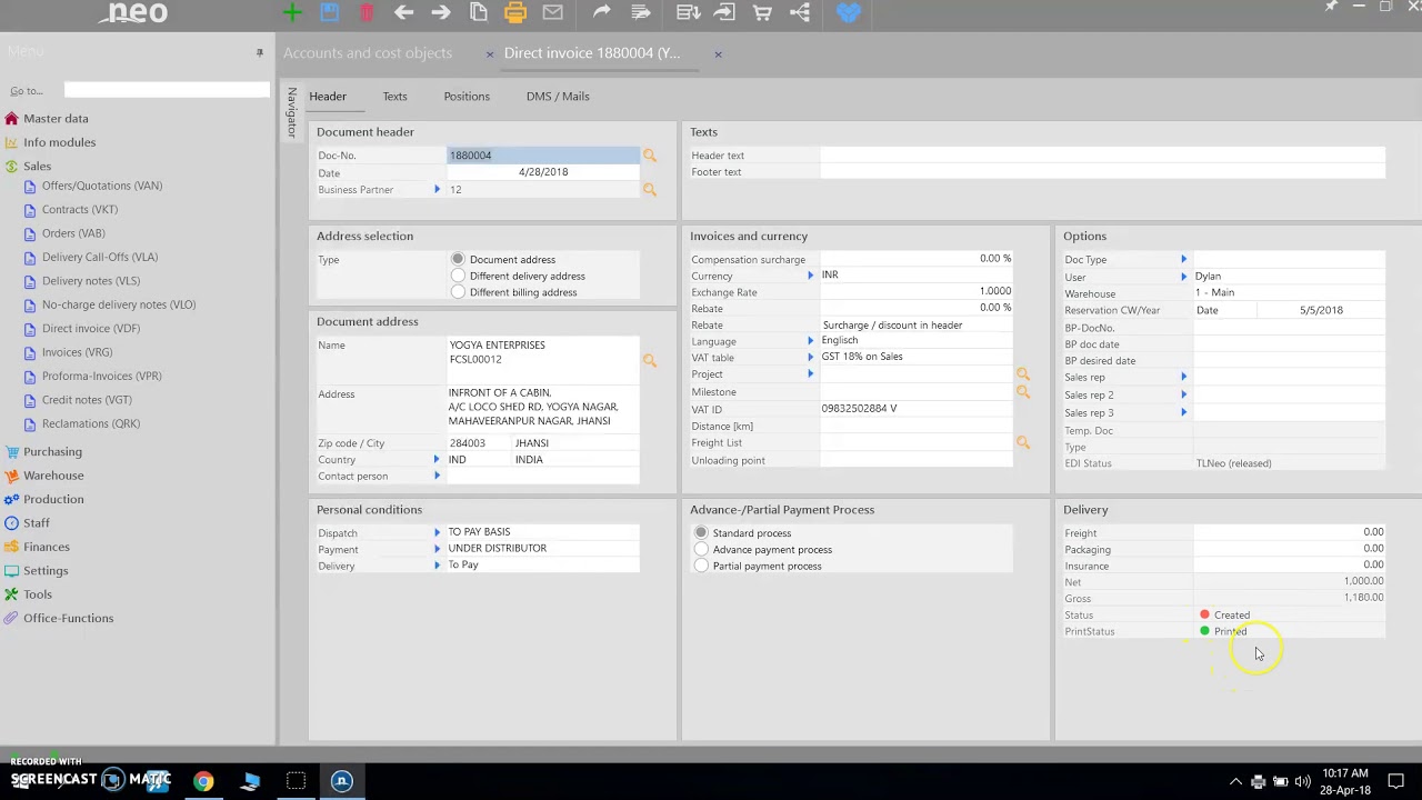 How to Sales to Accounts Interface - YouTube