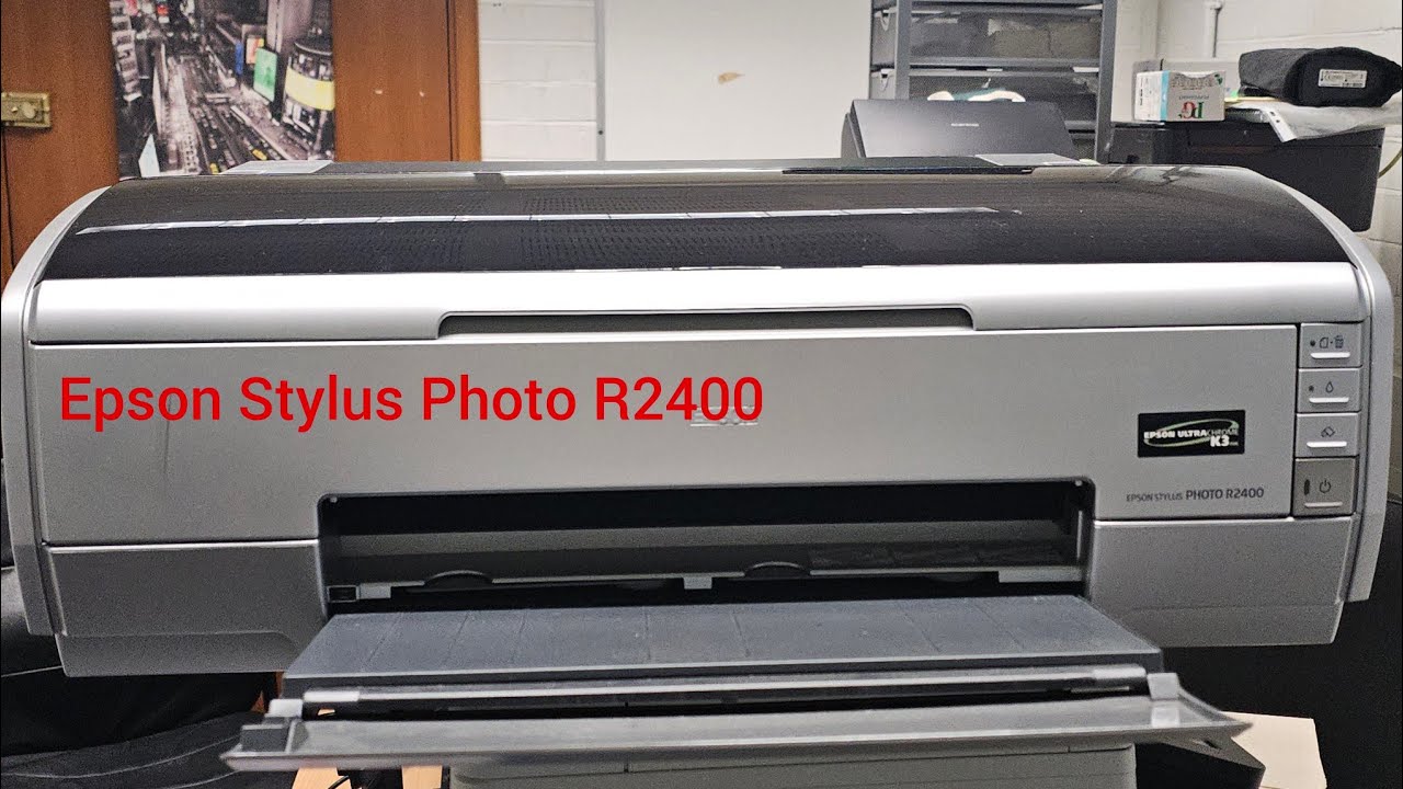 Epson Stylus Photo R2400 A3+ Printer - YouTube