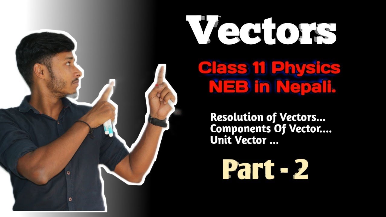 Vector Part-2 || 11th Physics Resolution Of Vector Component Of Vector ...