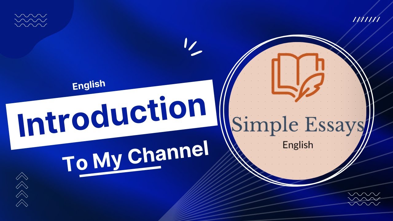 Introduction To My Channel - YouTube