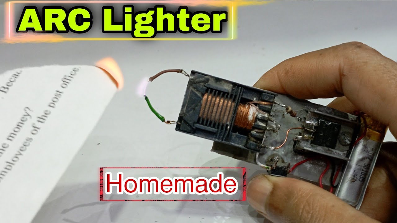 Diy Electronic Lighter Easily At Home || Make your own Arc lighter ...