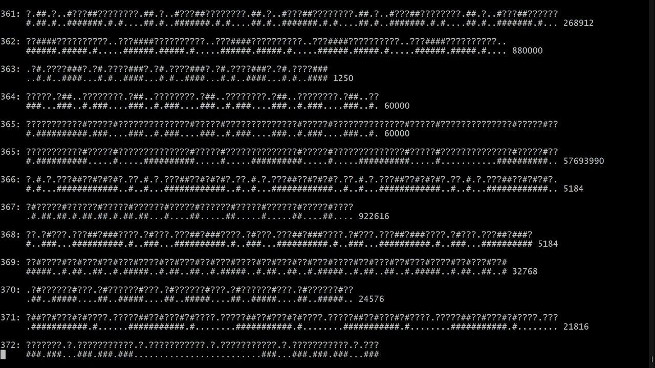 Advent of Code 2023 day 12 visualization - YouTube