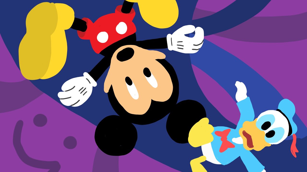 Mickey Mouse Upside Down Super Slide Doodle - Disney Junior - YouTube