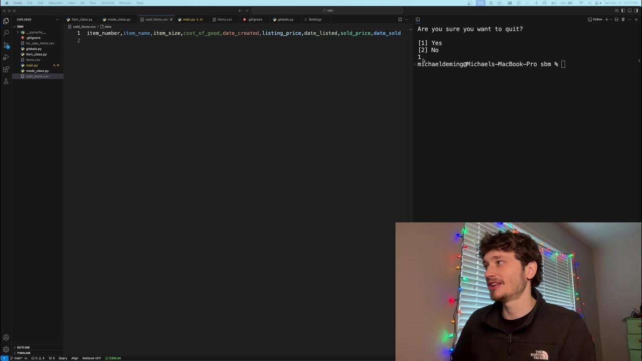 Teaching Myself Python LIVE 🔴 | Data Structures and Algorithms in Python + Project | 12-14-2024 ...