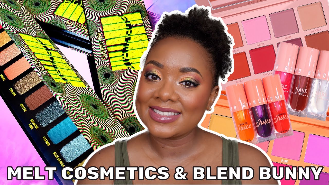 MELT COSMETICS ELECTRIP PALETTE & BLEND BUNNY COSMETICS FACE PALETTES ...