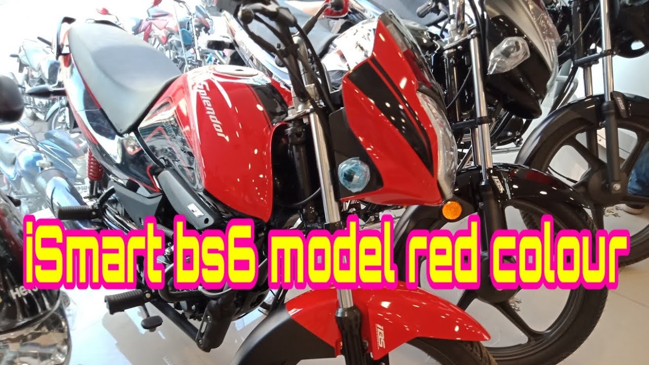 New hero BS 6 model iSmart red colour full wakaround 2020 - YouTube