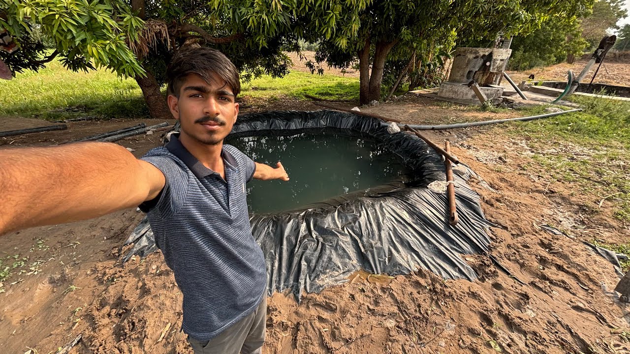 We made swimming 🏊 खेत में पूल बनाया💥| Mr crazy krish - YouTube