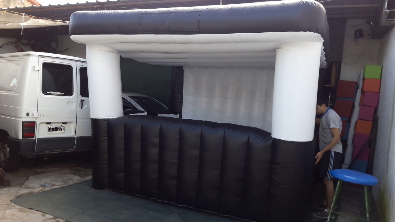 CARPA STAND INFLABLE ARMADO EN 55 SEGUNDOS - YouTube