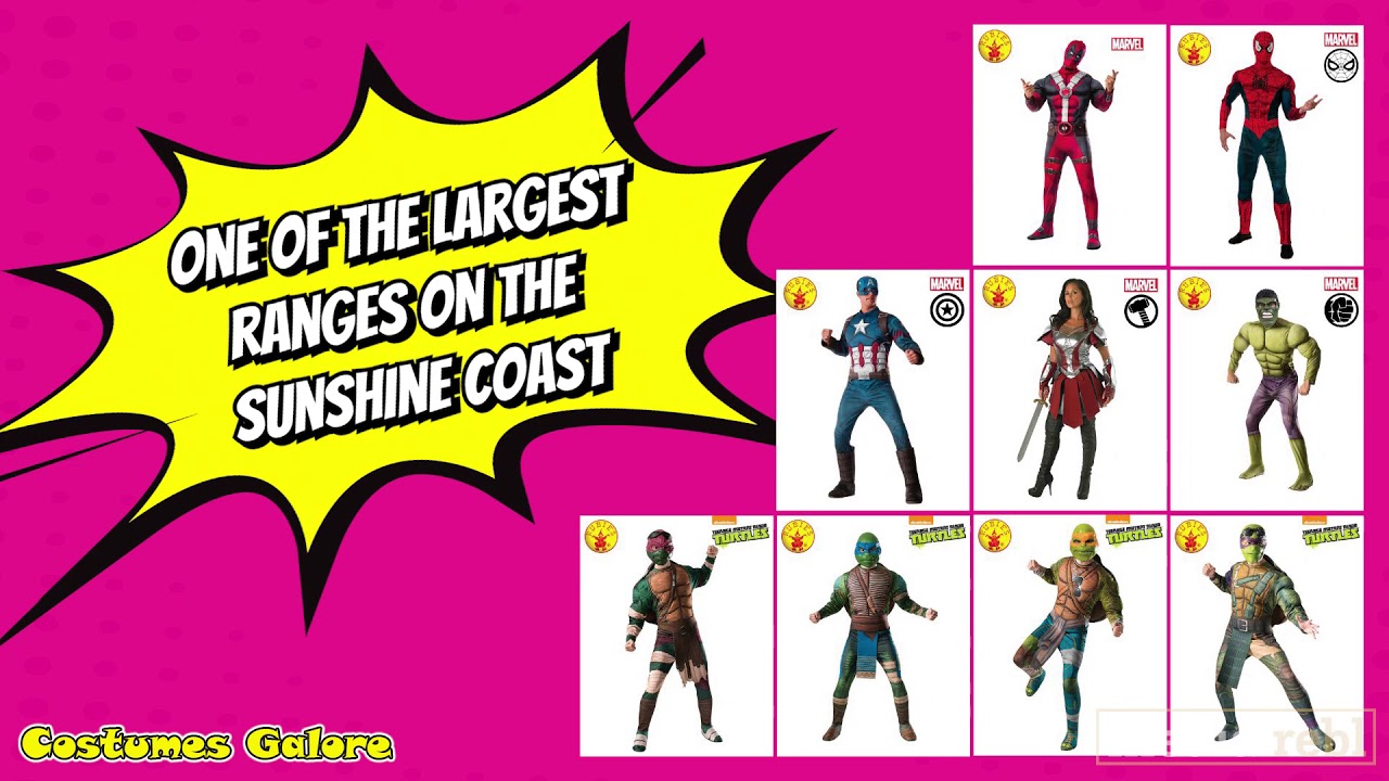 Costumes Galore - Superhero Theme - YouTube