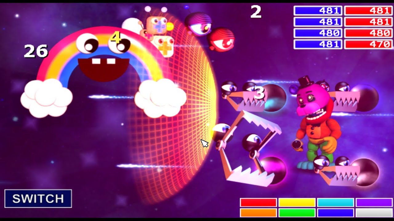 FNAF World Simulator - (Difícil) #40: ¡¡¡Enfrentamos a Rainbear y ...