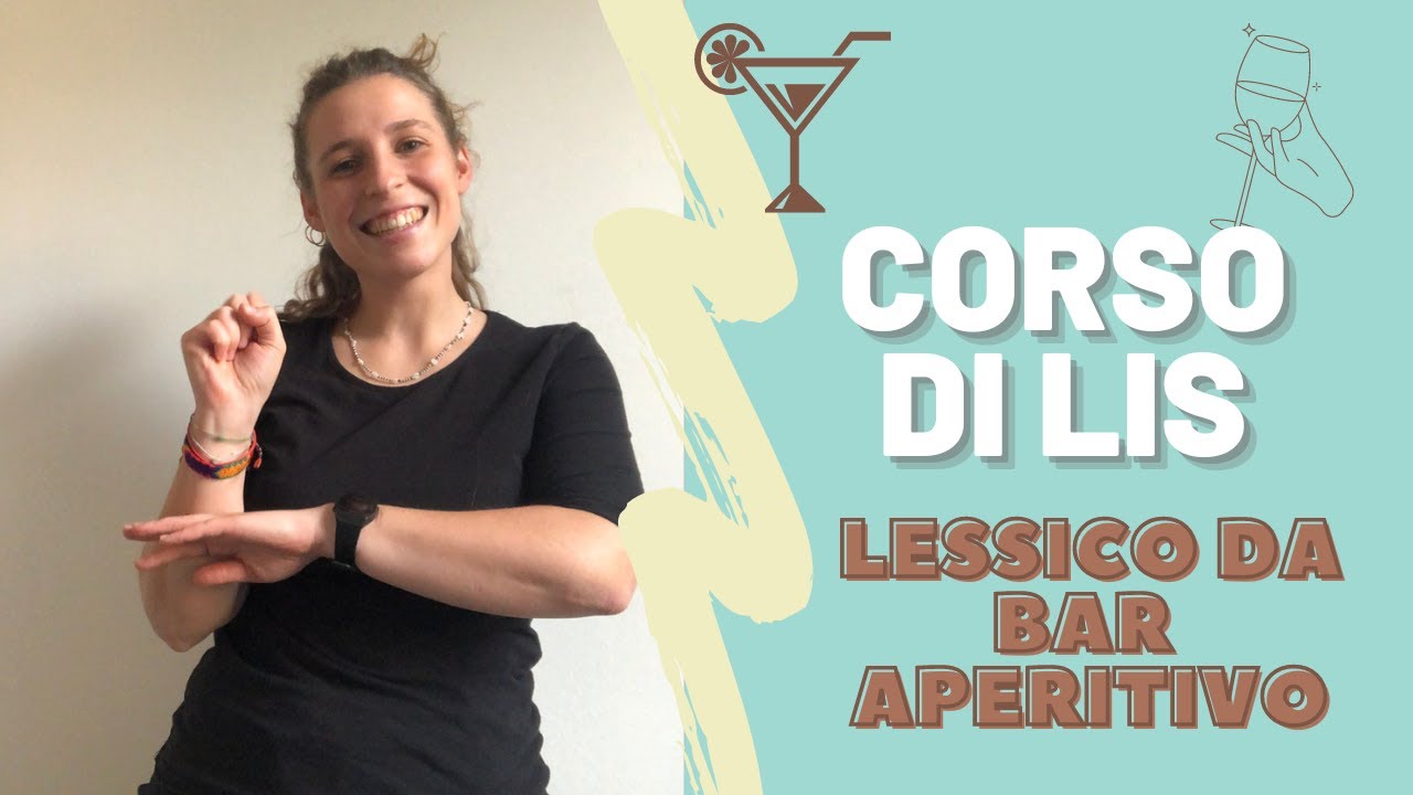 LESSICO DA BAR E DA APERITIVO | CORSO di LIS ONLINE | la_LISegnante LIS ...