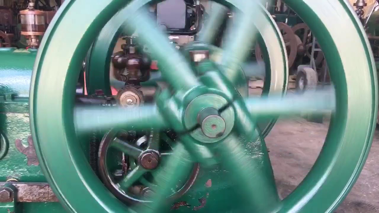 5hp Alamo Walking Beam Engine - YouTube