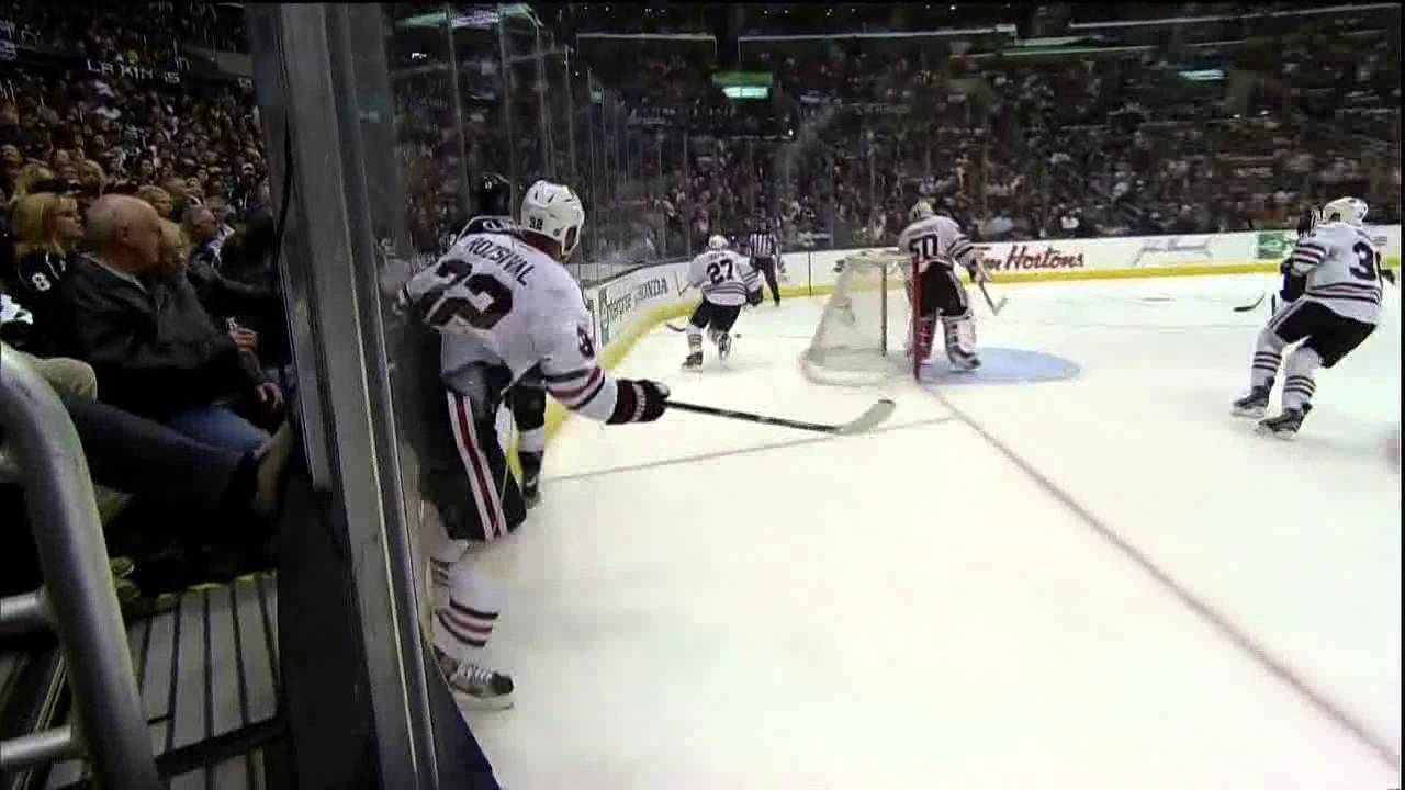 Darryl Sutter interview on bench in 1st. 6/6/13 Chicago Blackhawks vs ...