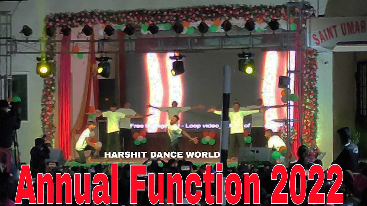 Annual function | Saint Umar Inter college | Choreography by - Harshit Dance World - YouTube