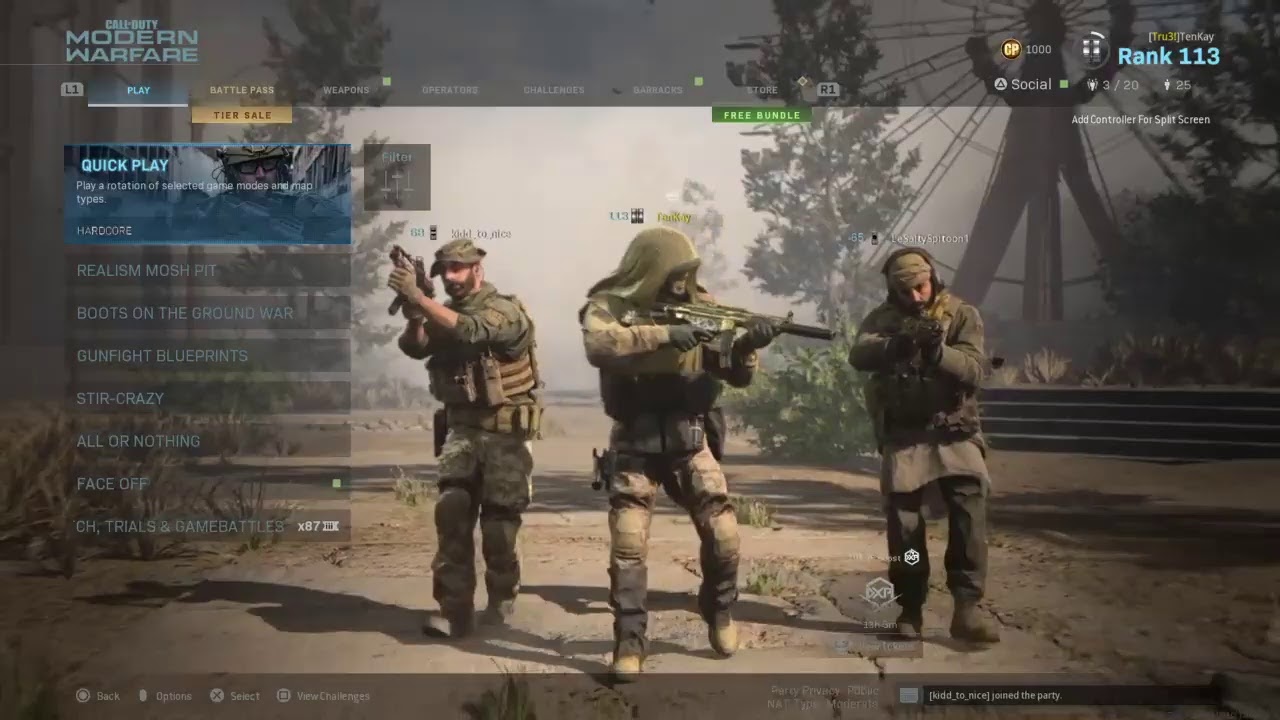 Warzone with gang - YouTube