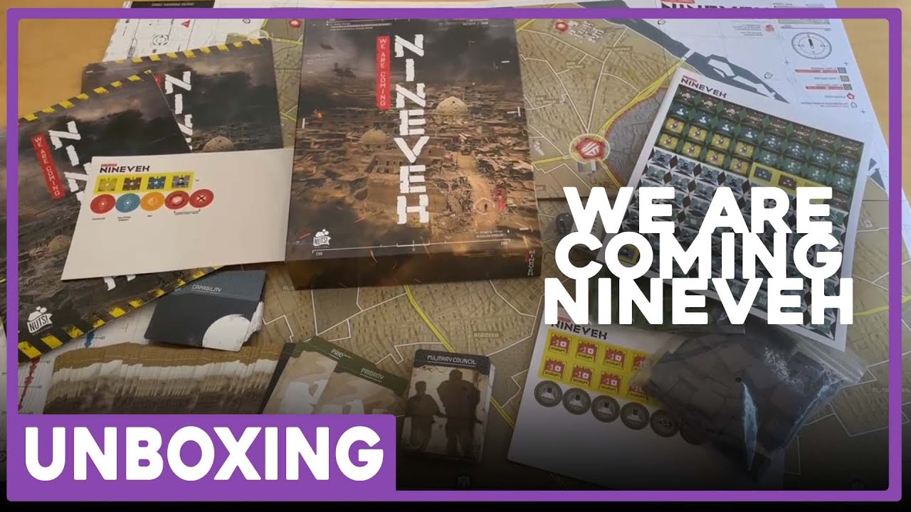 Unboxing | We Are Coming Nineveh | Nuts! Publishing | The Players' Aid - YouTube