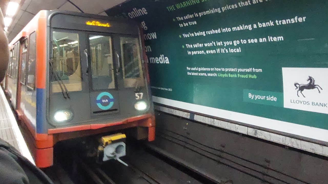 DLR FRV - Unit 57 B90 Stock - Bank to Woolwich Arsenal - YouTube