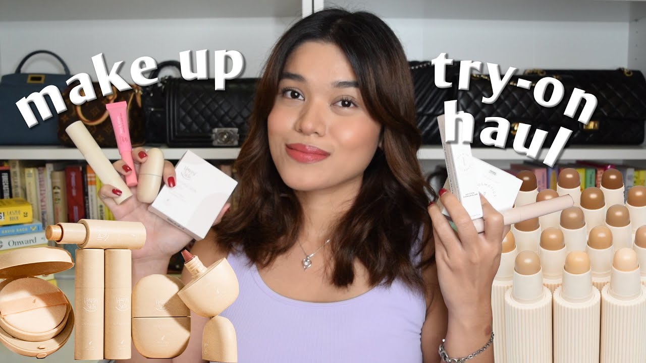 MAKE UP TRY-ON HAUL | HAPPY SKIN OFF-DUTY, SUNNIES FACE SKIN SO GOOD ...