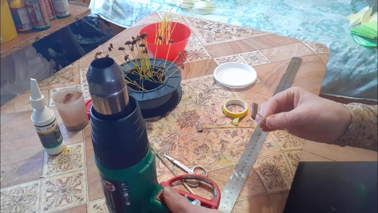 Как сделать тычинки для лилии. - YouTube