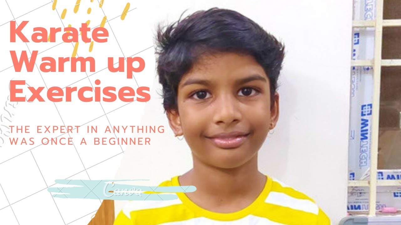 Karate Warm up exercises || Sai Theerdha || Karate || Kids warm up - YouTube