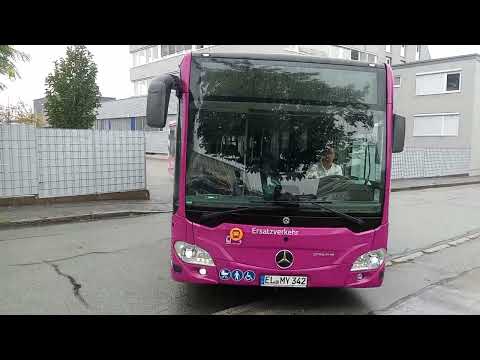 SEV Bus als Leerfahrt nach Landshut 