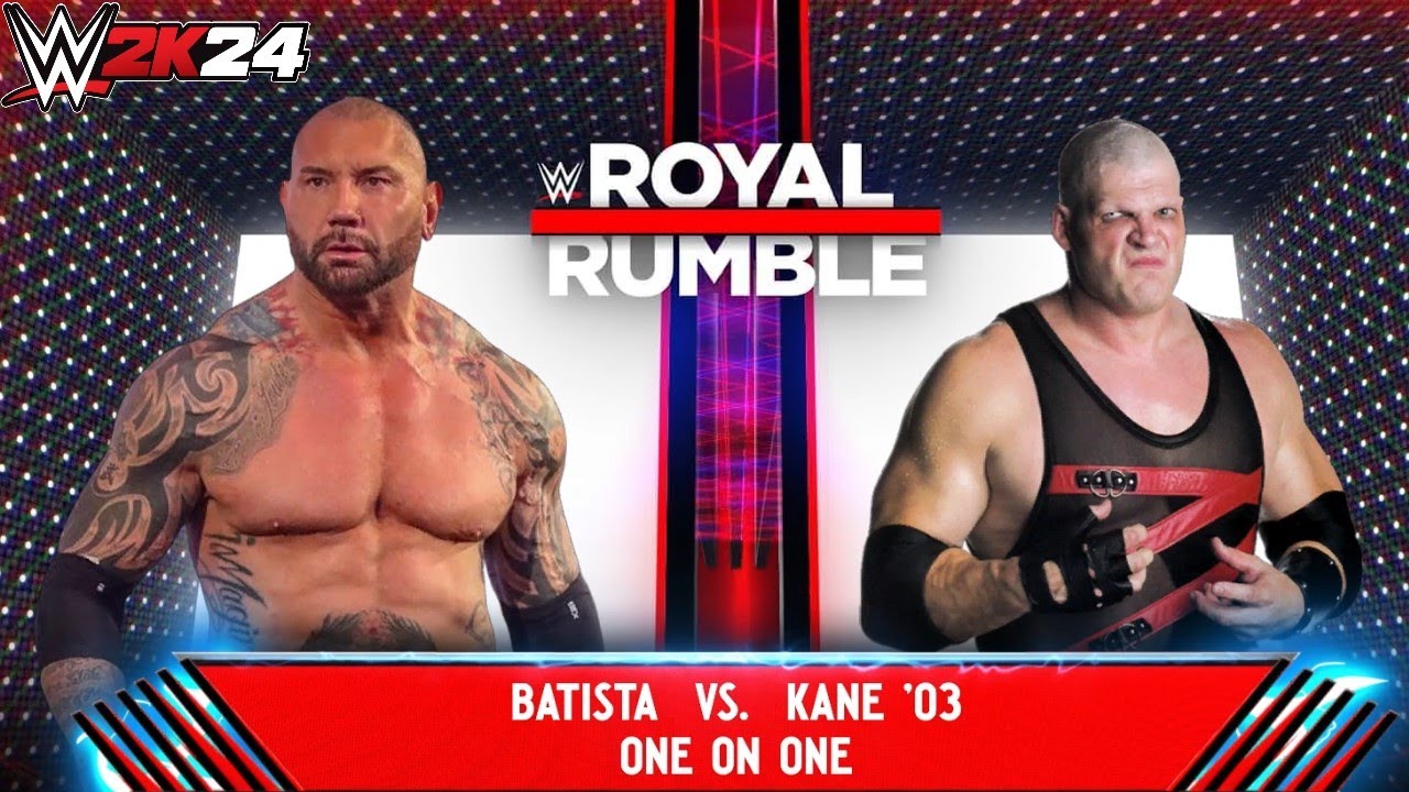 Full Match - Batista vs Kane '03: Royal Rumble | WWE 2k24 - YouTube