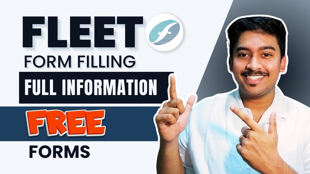 FLEET FORM FILLING | FULL INFORMATION | STEP BY STEP PROCESS | #fleet # ...
