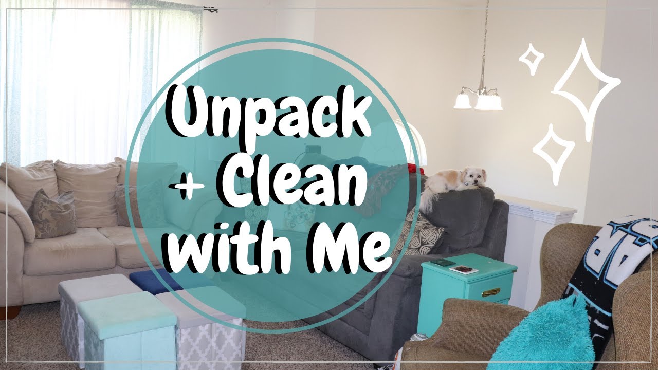 UNPACK + CLEAN WITH ME! (Extreme Cleaning Motivation!) - YouTube