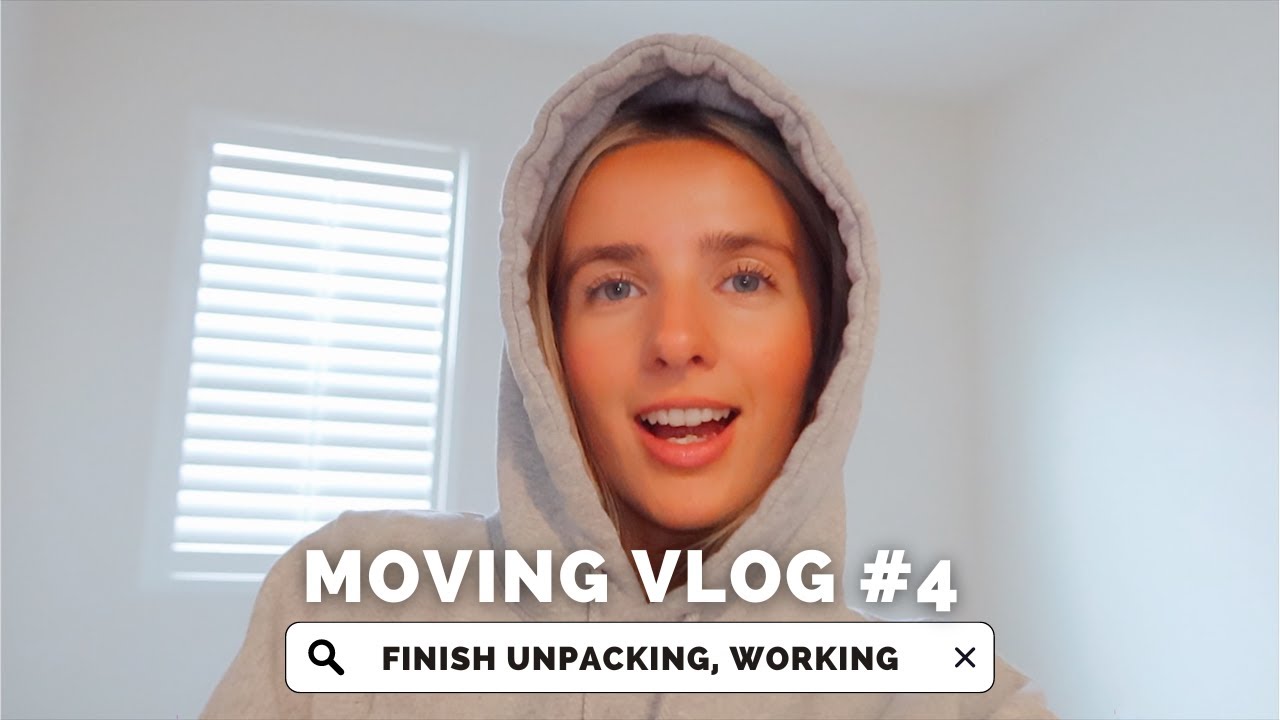 moving vlog #4 | finish unpacking, going back to work - YouTube