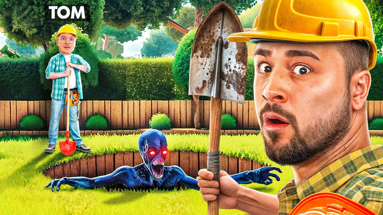 Ein GEHEIMES LOCH im GARTEN GRABEN.. (IDigging) - YouTube