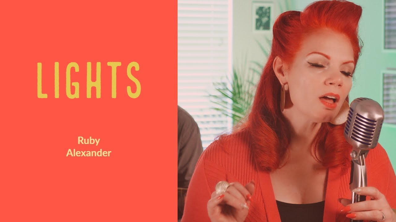 Lights - Ellie Goulding (Ruby Alexander feat. Ken Williams) - YouTube