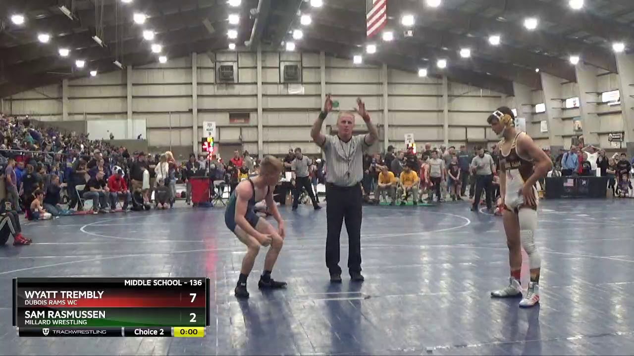 Middle School 136 Wyatt Trembly Dubois Rams WC Vs Sam Rasmussen Millard ...