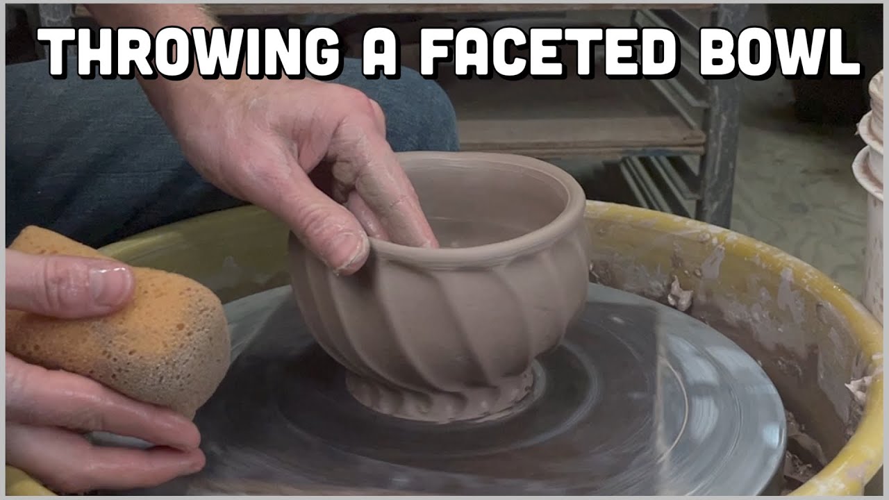 Throwing A Faceted Bowl - YouTube