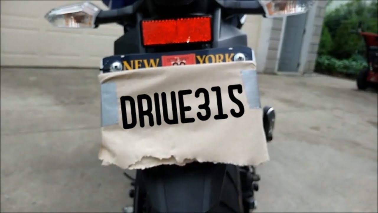How To Avoid Losing Your Motorcycle License Plate !!! (HACK) - YouTube