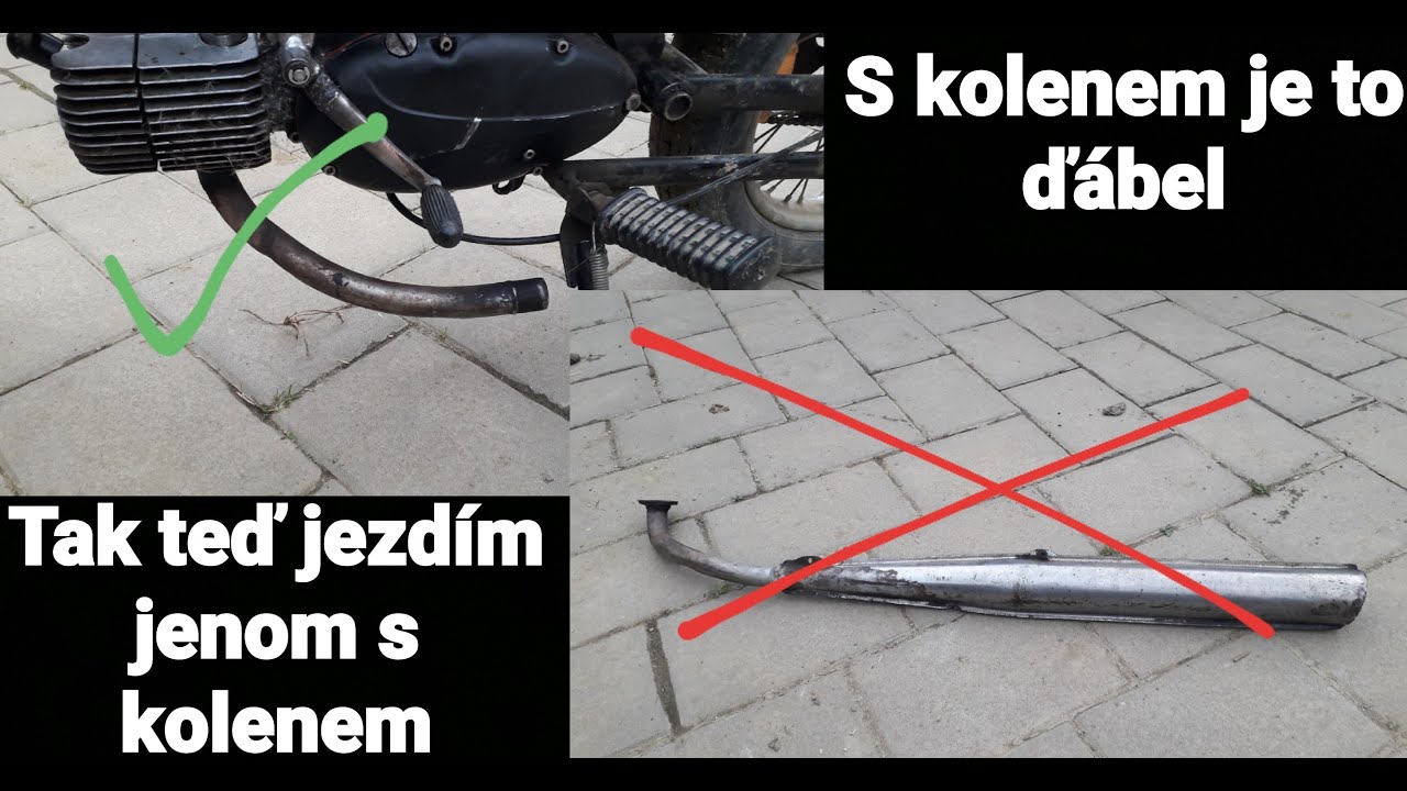 JAWA 23 tuning výfuku - YouTube