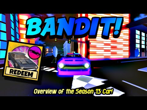 The Bandit (Season 13, Level 10) Overview in Roblox Jailbreak! // Stats, Worth It?