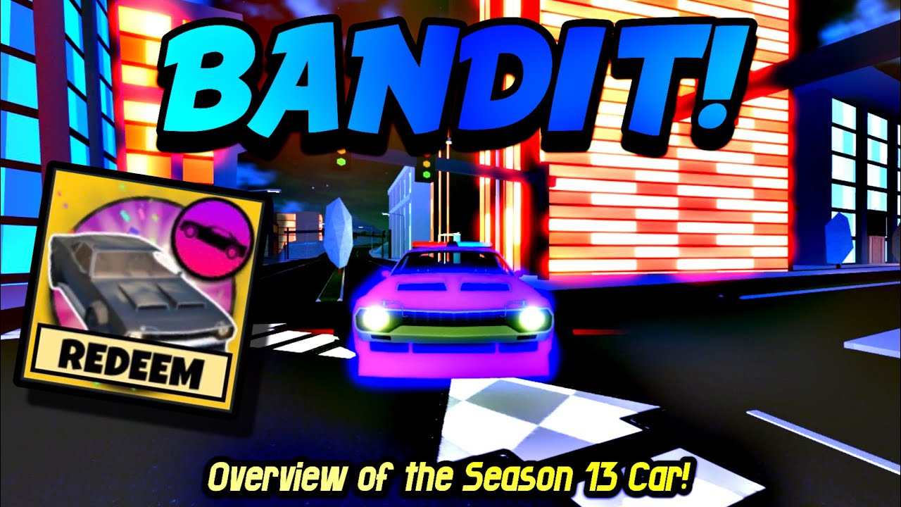 The Bandit (Season 13, Level 10) Overview in Roblox Jailbreak! // Stats ...