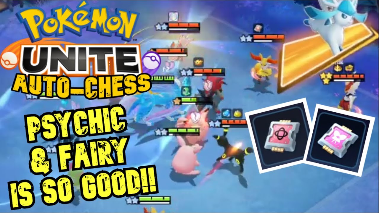 THE PSYCHIC & FAIRY CORE IS SO FUN!!! | Pokemon Unite TFT Auto-Chess ...