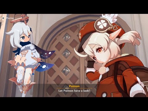 Klee can't read, but Paimon is literate? - YouTube