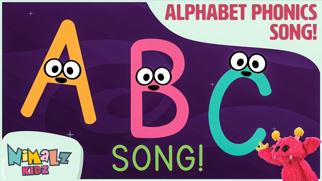 ABC Phonics Song for Children | Alphabet Song | Letter Sounds | Nimalz ...