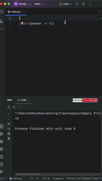 WALRUS OPERATOR In Python #python #coding #programming - YouTube