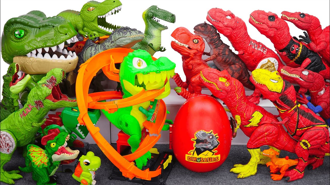 90 Minutes Of Satisfaction With Unboxing Jurassic Park Dinosaur Toy ...