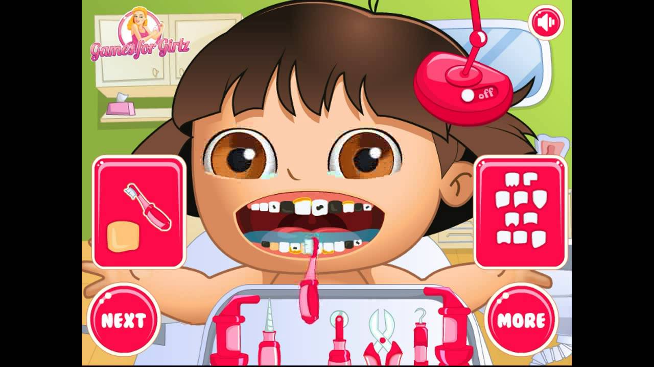 Games for Grils Baby Dora Tooth Problems - YouTube