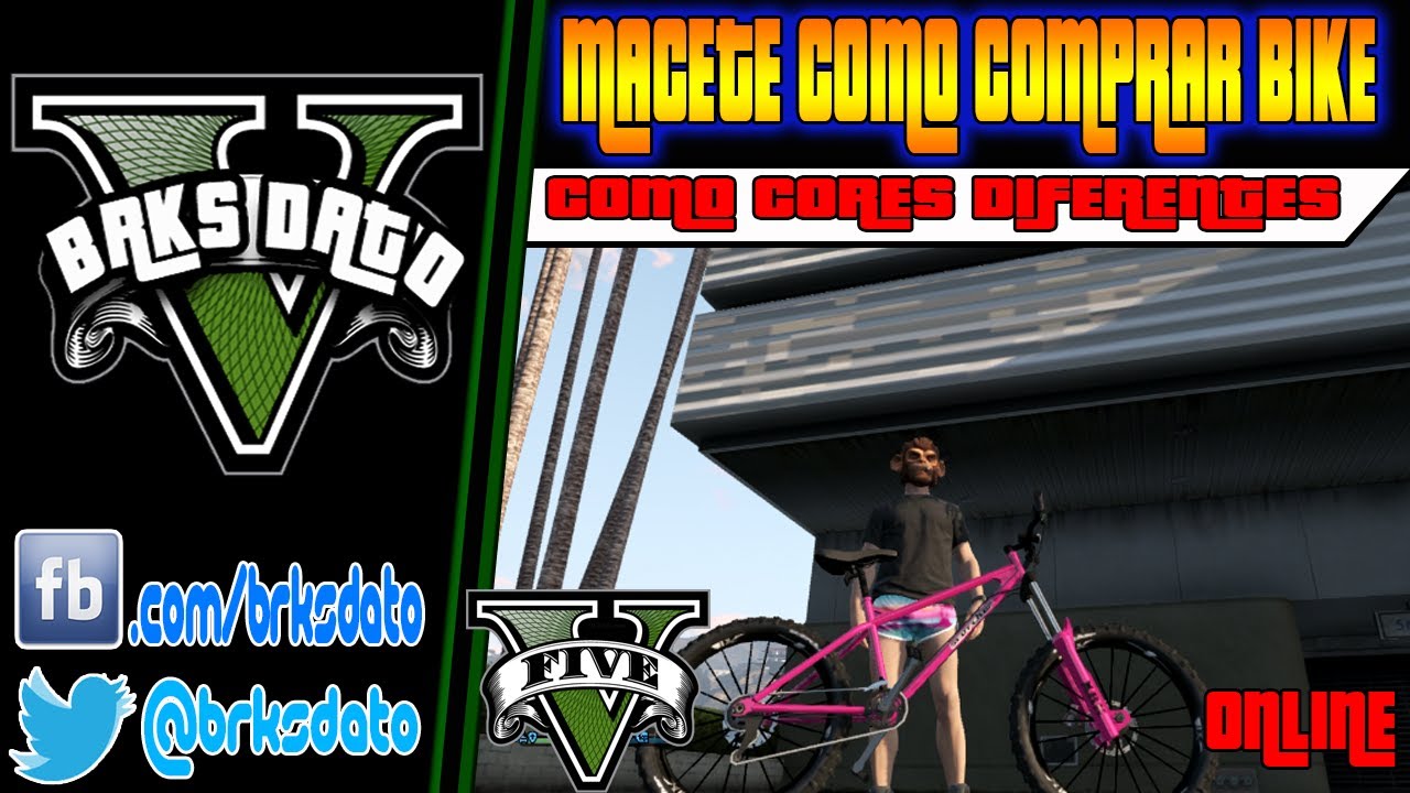 GTA V - ONLINE - MACETE COMO COMPRAR BIKEs COM CORES DIFERENTES - YouTube
