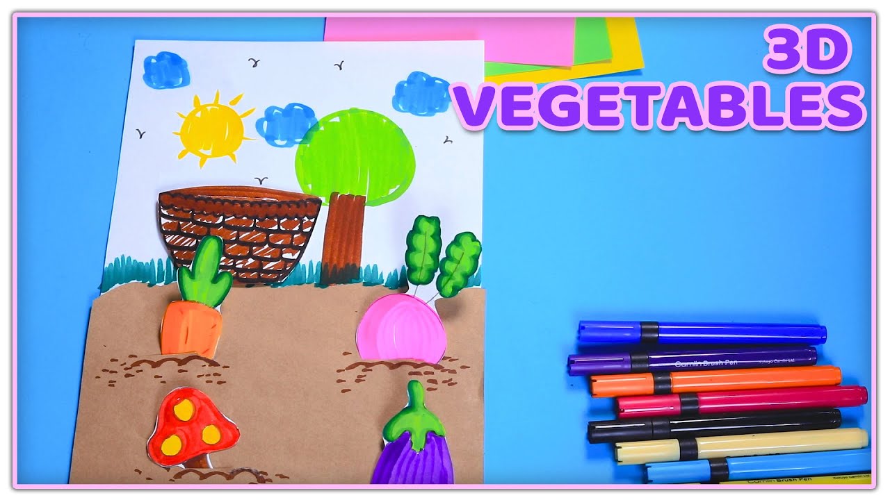 Paper Craft Vegetables | DIY farm | DIY Paper Craft | Make your own ...